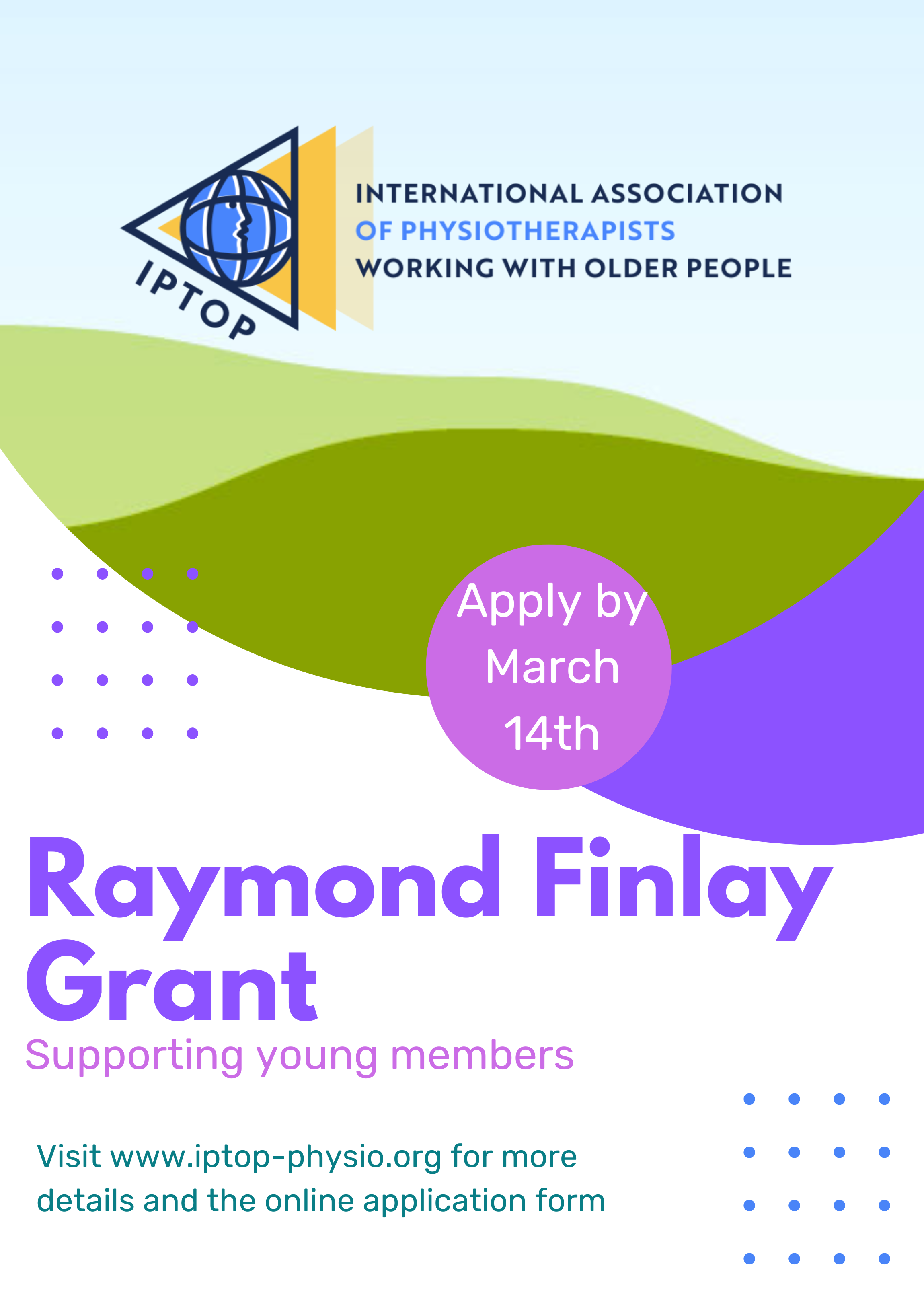 Dr. Raymond Finlay Award - IPTOP Physio