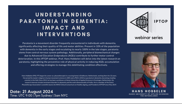 Understanding Paratonia in Dementia - IPTOP Physio